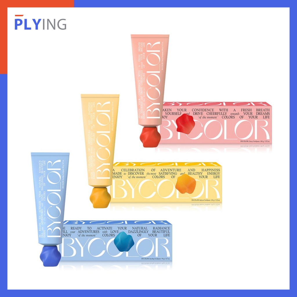 [BYCOLOR] Bycolor Toothpaste 3Type (Halcyon Vegan Mild / Cheery ...