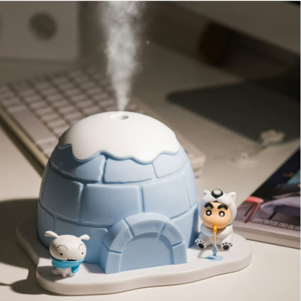 Crayon Shin-chan Igloo Mini Humidifier Figure Ultrasonic USB Desk Desk ...