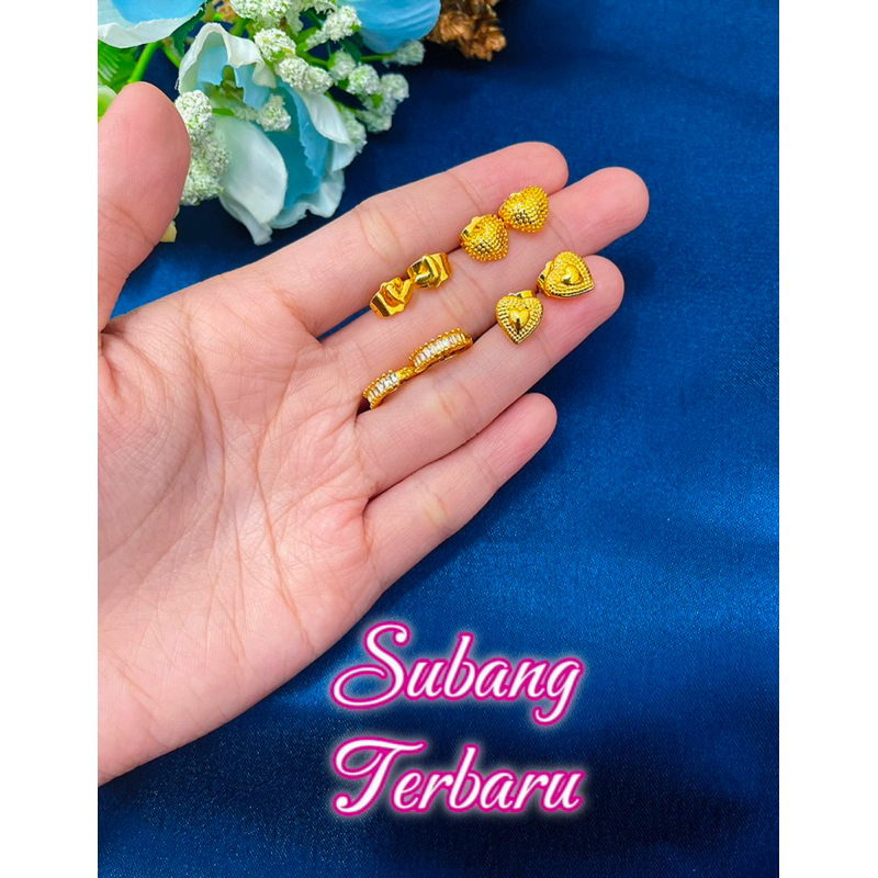 SUBANG TERBARU emas titanium | Shopee Malaysia