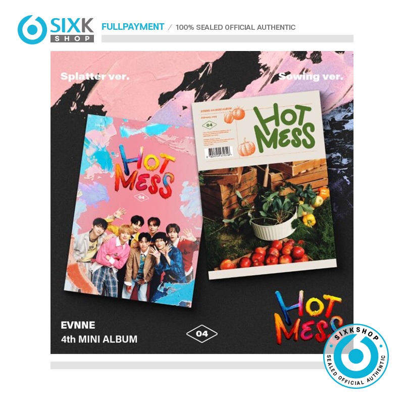 (MWAVE Signed CD) EVNNE 4th Mini Album HOT MESS | Shopee Malaysia