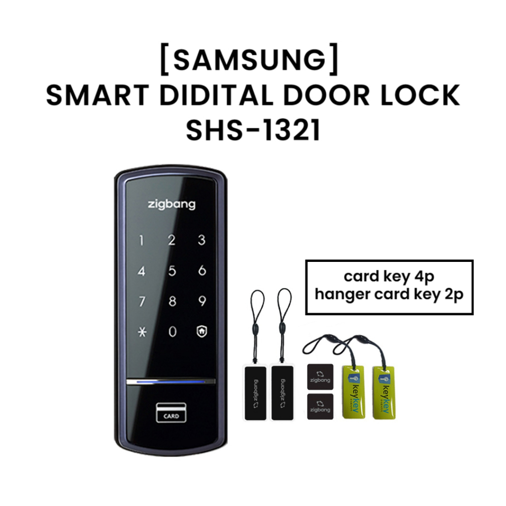[SAMSUNG] Smart digital door lock SHS-1321 | Shopee Malaysia