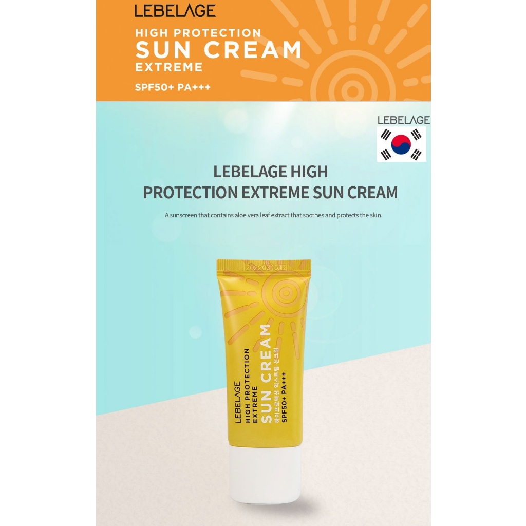 Lebelage SPF50+, PA++ 30ML Korean alkaline sunscreen - Genuine | Shopee ...