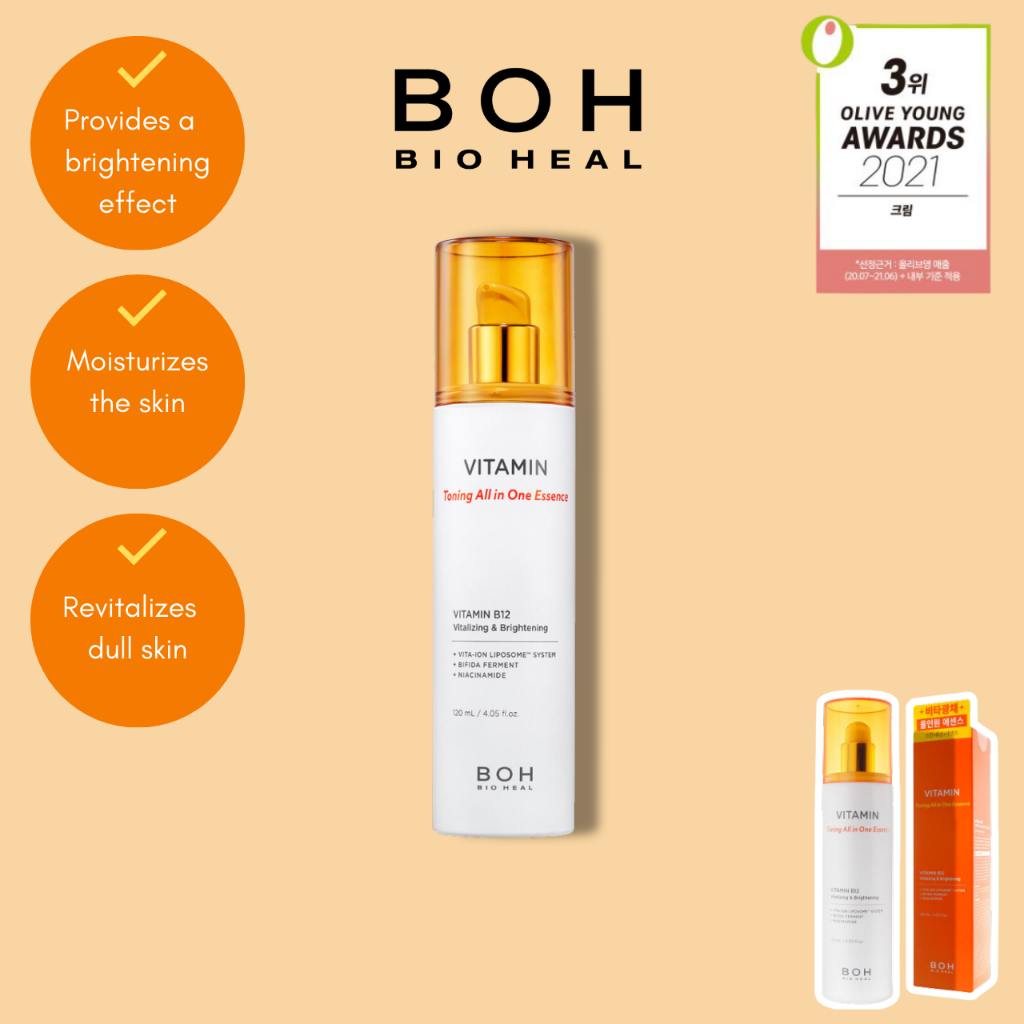 BIO HEAL BOH Vitamin Toning All in One Essence 120ml | Shopee Malaysia