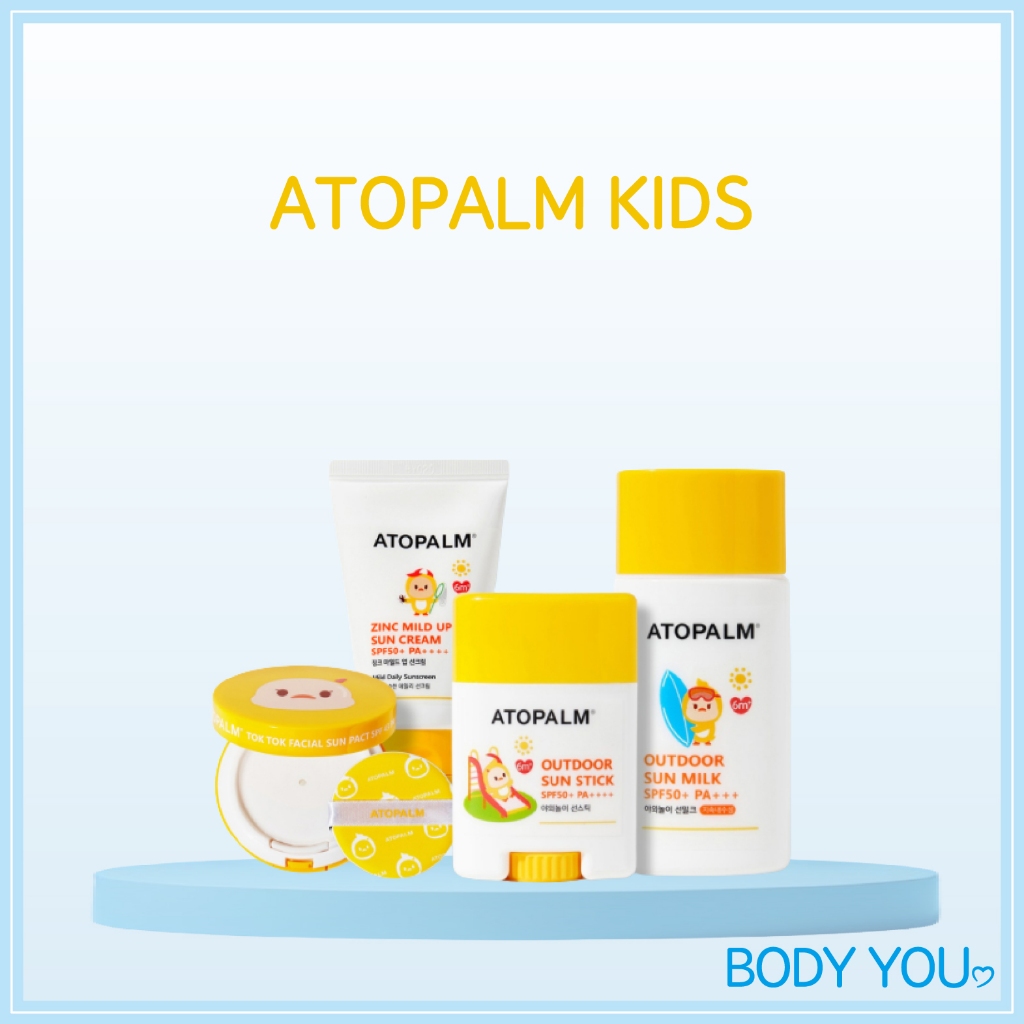 [ATOPALM] Kids Sunscreen Sun Cream 65g, Sun Milk 55g, Sun Stick 21g ...