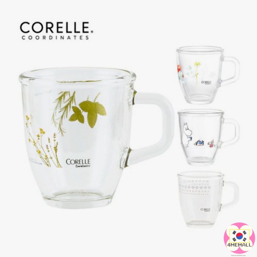 CORELLE COORDINATES Glass Mug 2P SET Cup Gift 8 types | Shopee Malaysia