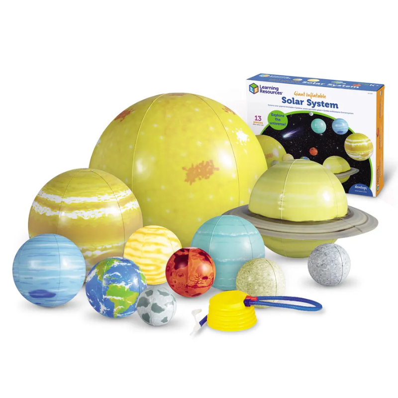 Learning Resources LER2434 Inflatable Solar System Set | Solar System ...