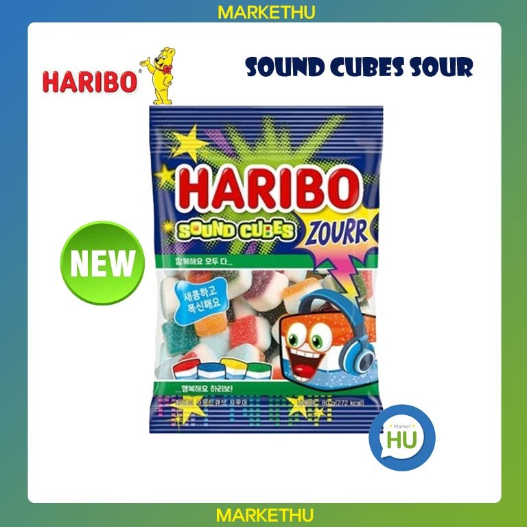 [HARIBO] Sound Cubes Sour 80g/German brand jelly | Shopee Malaysia