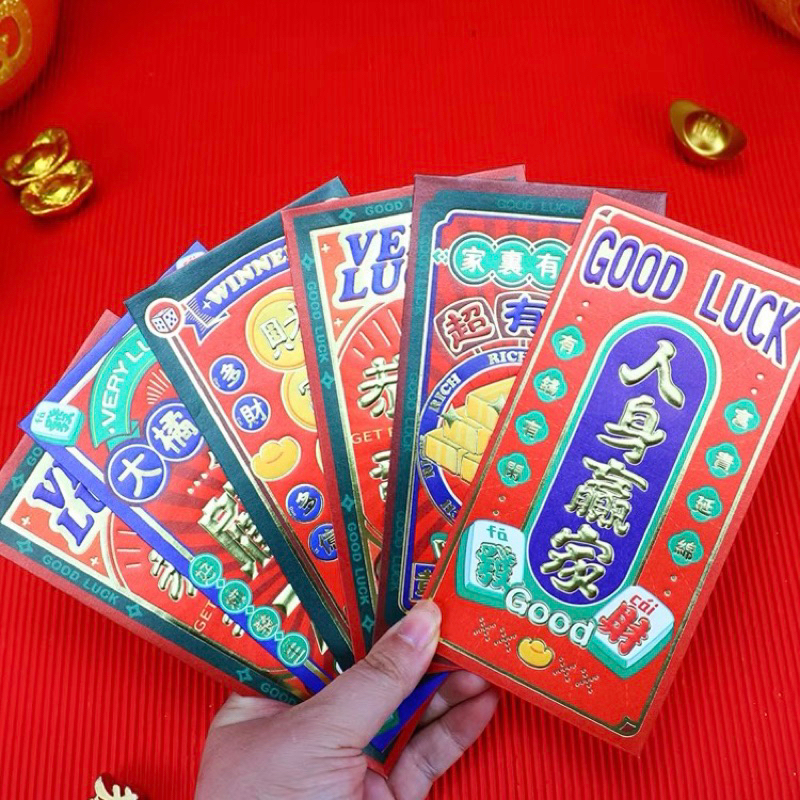 [6 pcs] 2025 CNY Red Packet Creative Funny Ang Bao Packet | Shopee Malaysia