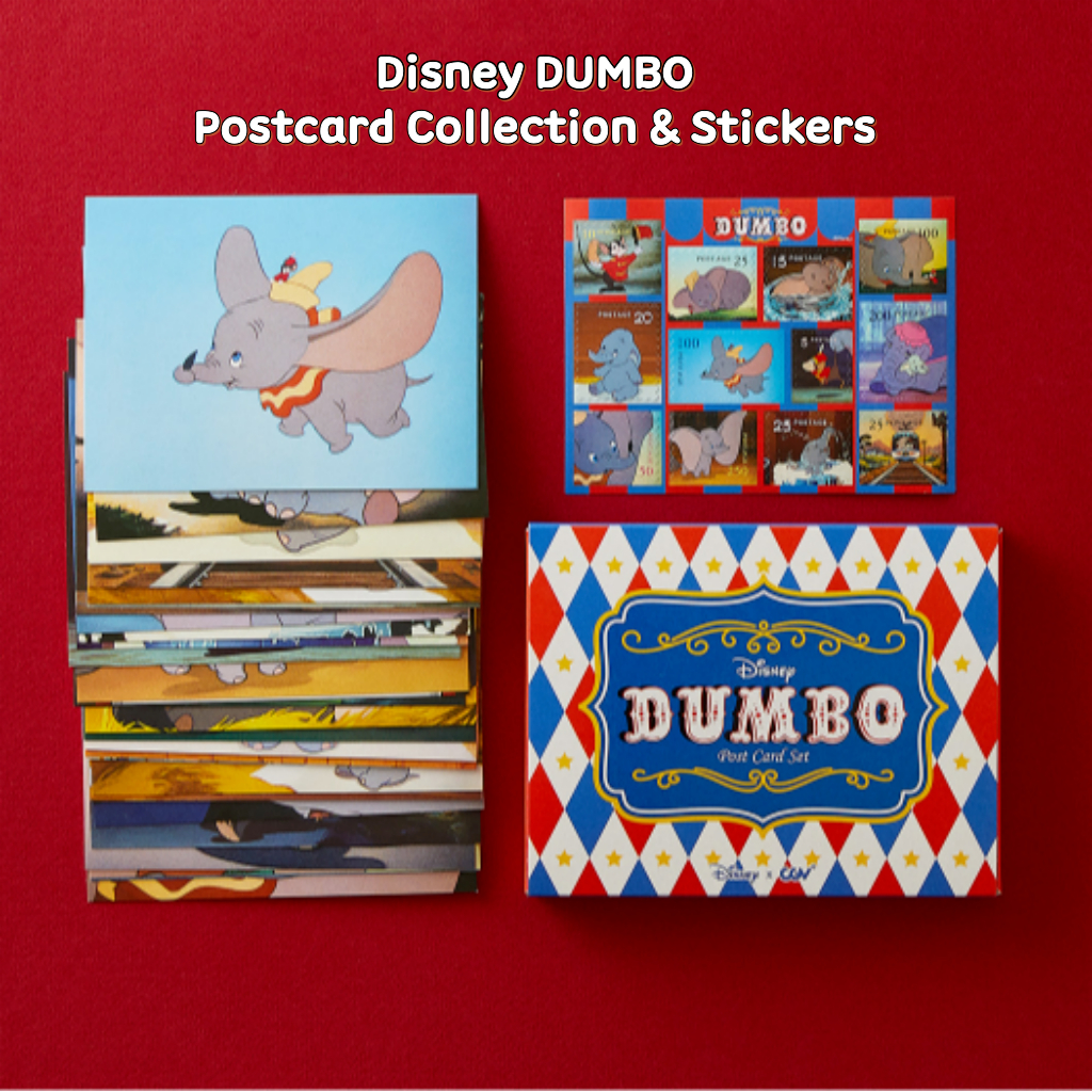 Disney DUMBO Postcard Collection & Stickers 30 sheets (set) Souvenirs ...