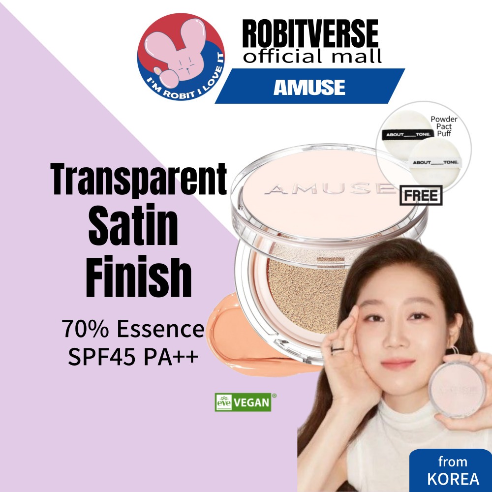 +FREE gift [AMUSE] SKIN TUNE VEGAN COVER CUSHION 15g amuse / amuse ...
