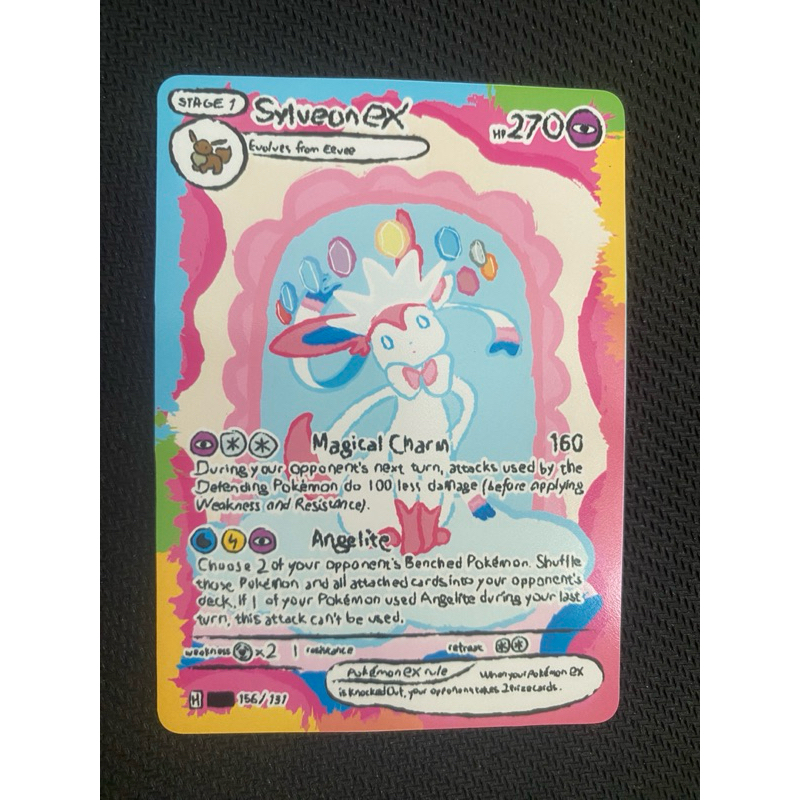 Custom Pokemon Cards Designed by Waddupchii - Sylveon EX Traumatic ...