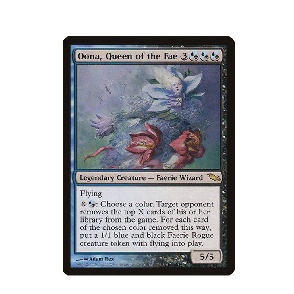 Magic The Gathering - Oona, Queen of the Fae Card (Shadowmoor) | Shopee ...