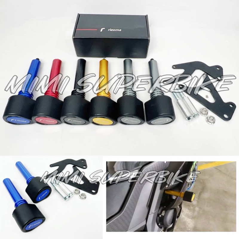 YAMAHA R15 V3 / MT15 V1 V2 BODY FRAME SLIDER COLOUR RED BLUE GOLD ...