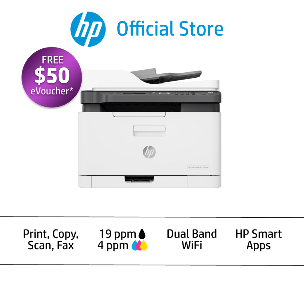 HP Color Laser MFP 179fnw Wireless Printer|A4 | USB, Ethernet, Wi-Fi ...