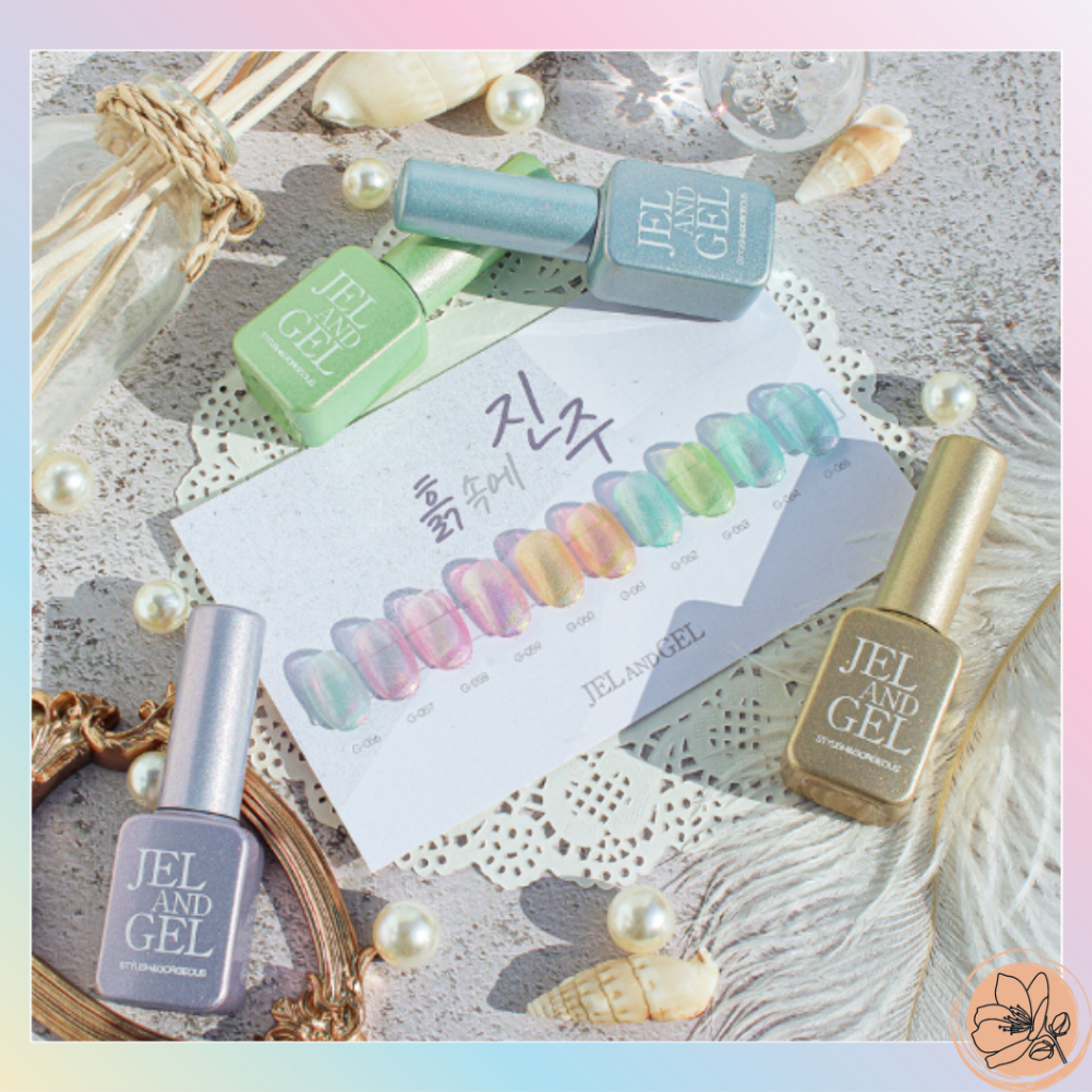 Jel & Gel x Pearl in The Soil 10 Color Set Glitter Nail | Shopee Malaysia