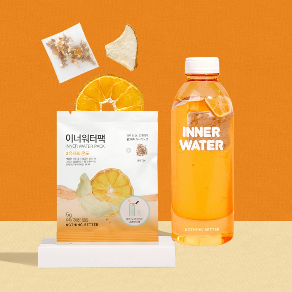 INNER WATER PACK 10DAYs (dried tangerine & dry pear & citron tea ...