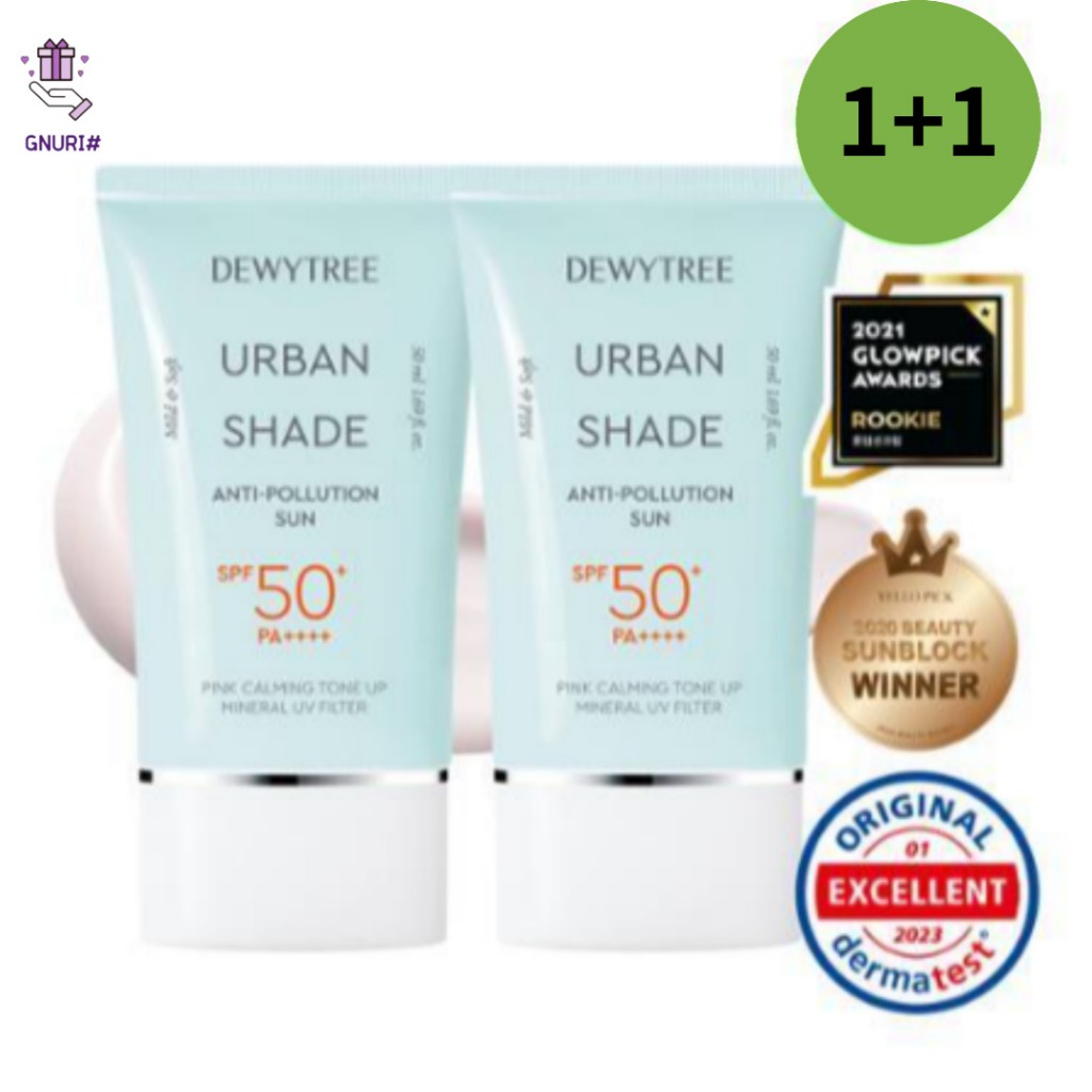 [Tone-Up Sunscreen] [Dewytree] Urban Shade Anti-Pollution Sun 1+1 ...