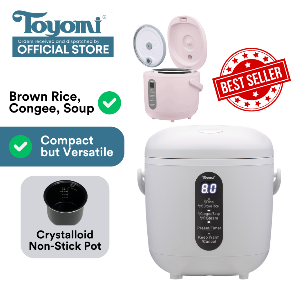 TOYOMI 0.3L Micro-com Mini Rice Cooker RC 919 | Shopee Malaysia