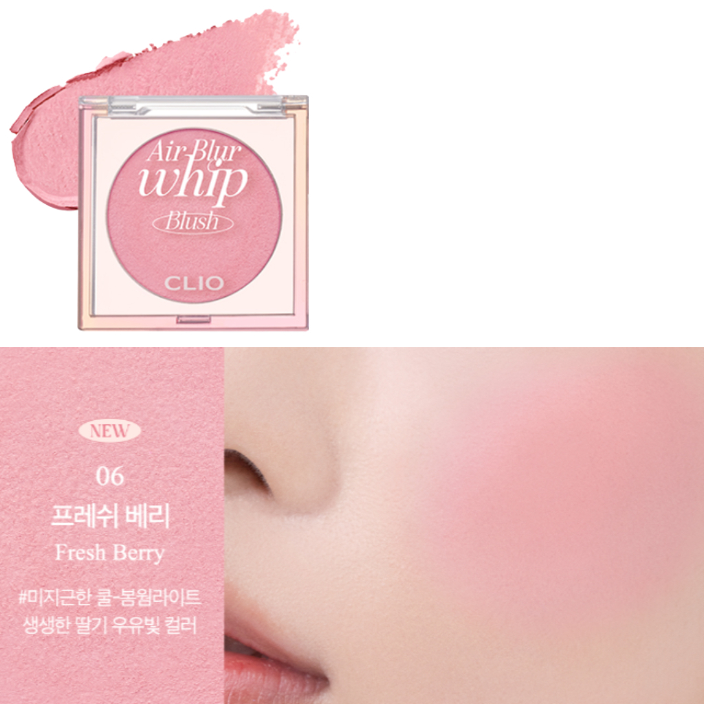 CLIO] Air Blur Whip Blush blusher | Shopee Malaysia
