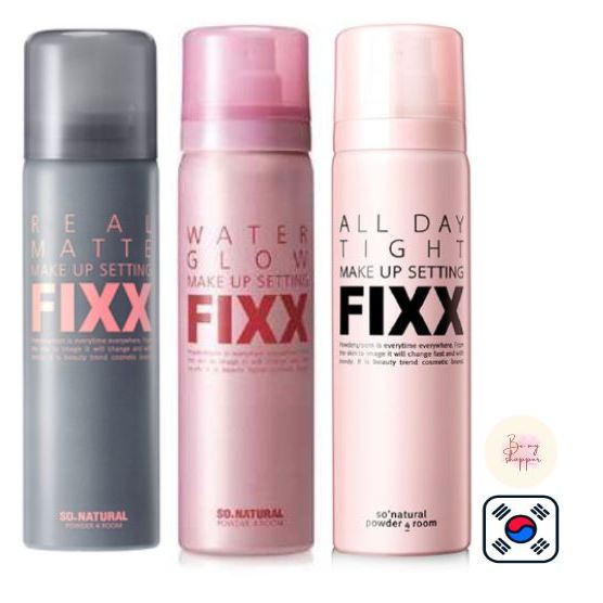 [Made in Korea] SO NATURAL FIXX Makeup Setting Spray(All Day Tight/Water Glow/Real Matte) 35ml ...