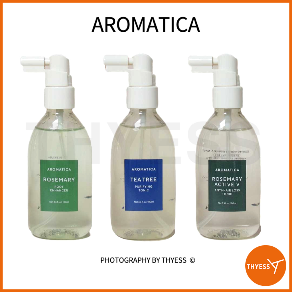 [AROMATICA] Hair Tonic Scalp Care Collection | Rosemary Root Enhancer ...