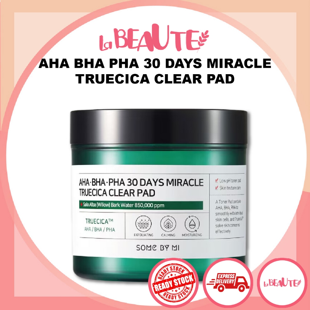Some By Mi AHA BHA PHA 30days Miracle Truecica Clear Pad(70ea) | Shopee ...