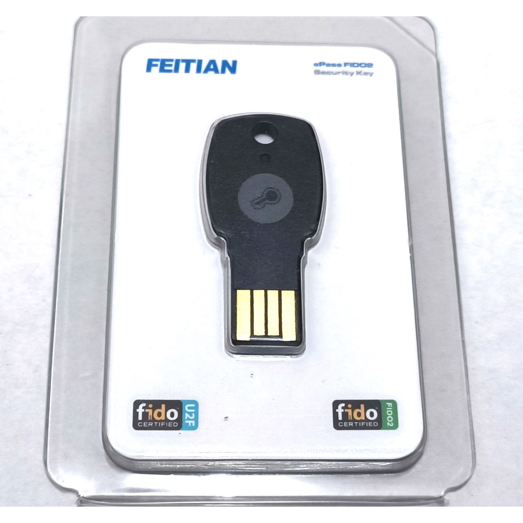 Feitian epass NFC fid02 security key USB FIDO U2F biometric works like ...