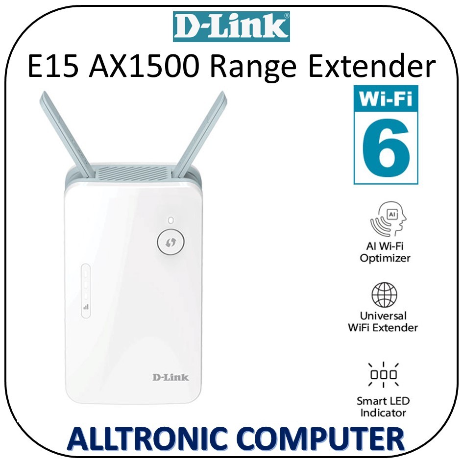 D-Link E15 Eagle Pro AI AX1500 Smart Wireless WiFi 6 Mesh Range ...
