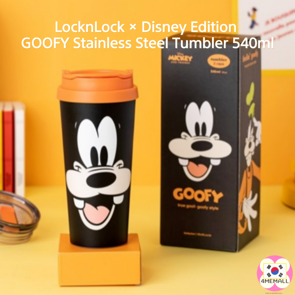 LocknLock × Disney Edition GOOFY Stainless Steel Tumbler 540ml Water ...