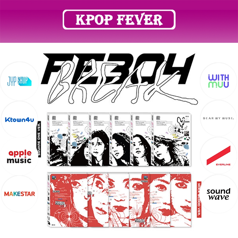 [ JYP LUCKY DRAW / POB ] NMIXX - [Fe3O4: BREAK] (STANDARD VER ...