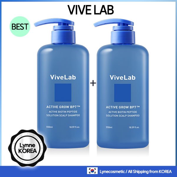 VIVE LAB Active Biotin Peptide Hair Loss Shampoo 550ml | Shopee Malaysia