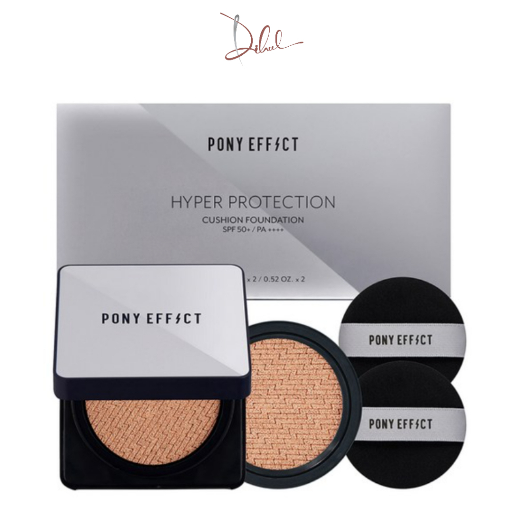 PONY EFFECT Hyper Protection Cushion Foundation 15g + REFILL | Shopee ...