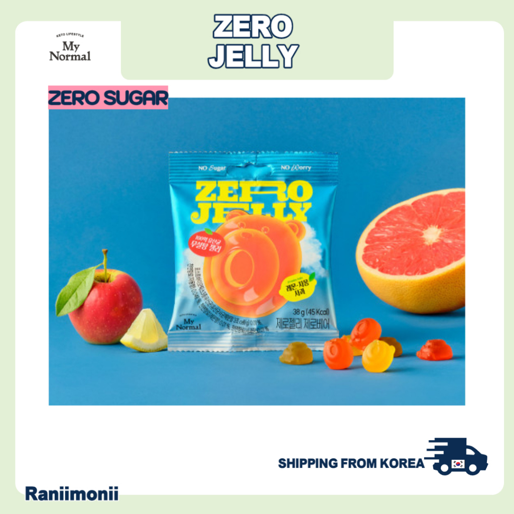 [My normal] ZERO BEAR JELLY (8p) #sugar free #zero sugar #korea ...