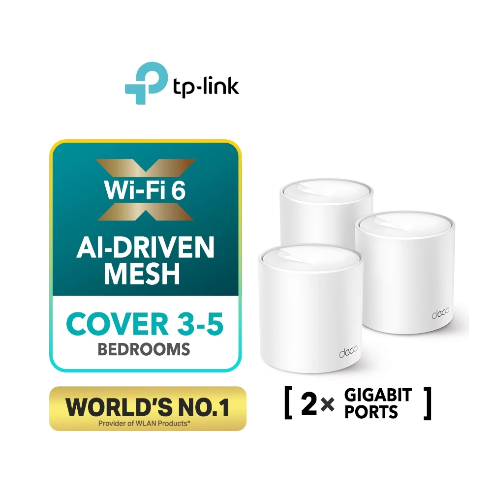 TP-Link Deco X10 AX1500 Whole Home Mesh Wi-Fi 6 System 3 Packs | Shopee Malaysia