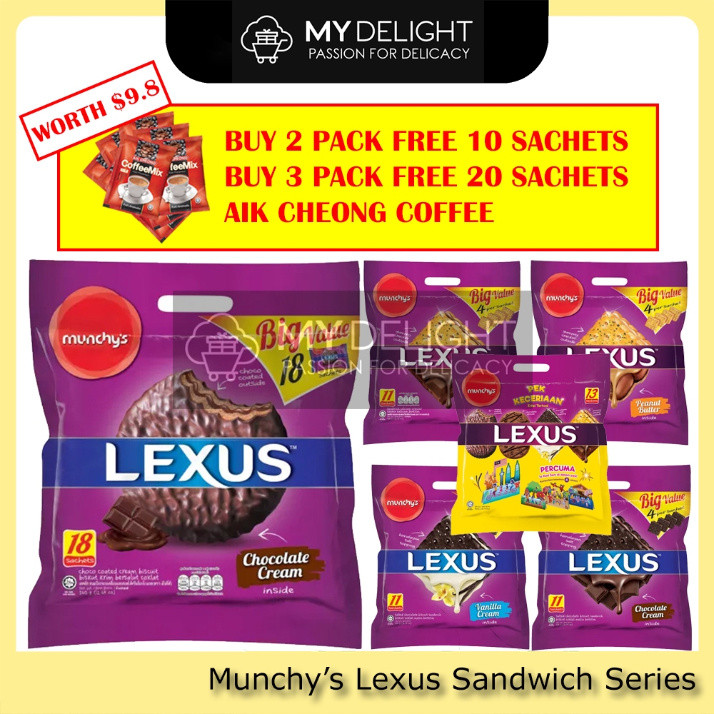 Munchy's Lexus Salted Chocolate Peanut Butter Vanilla Cream Choco ...