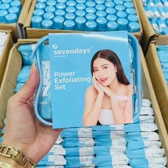 NEW PACKAGING SEVEN DAYS POWER EXFOLIATING SET BY KATH MELENDEZ | Shopee Malaysia