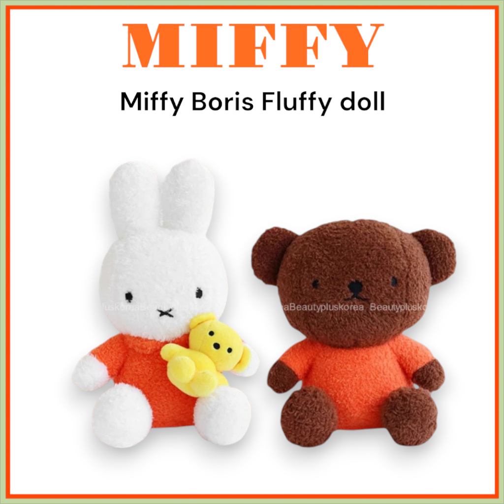 [MIFFY] Miffy Character Fluffy doll (Miffy / Boris) | Shopee Malaysia