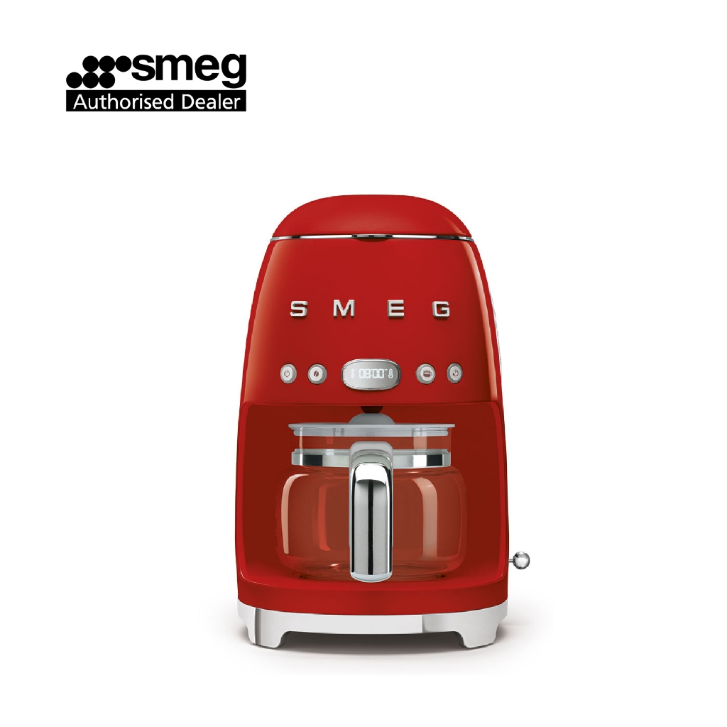Smeg Drip Filter Coffee Machine DCF02 (Red) | Shopee Malaysia