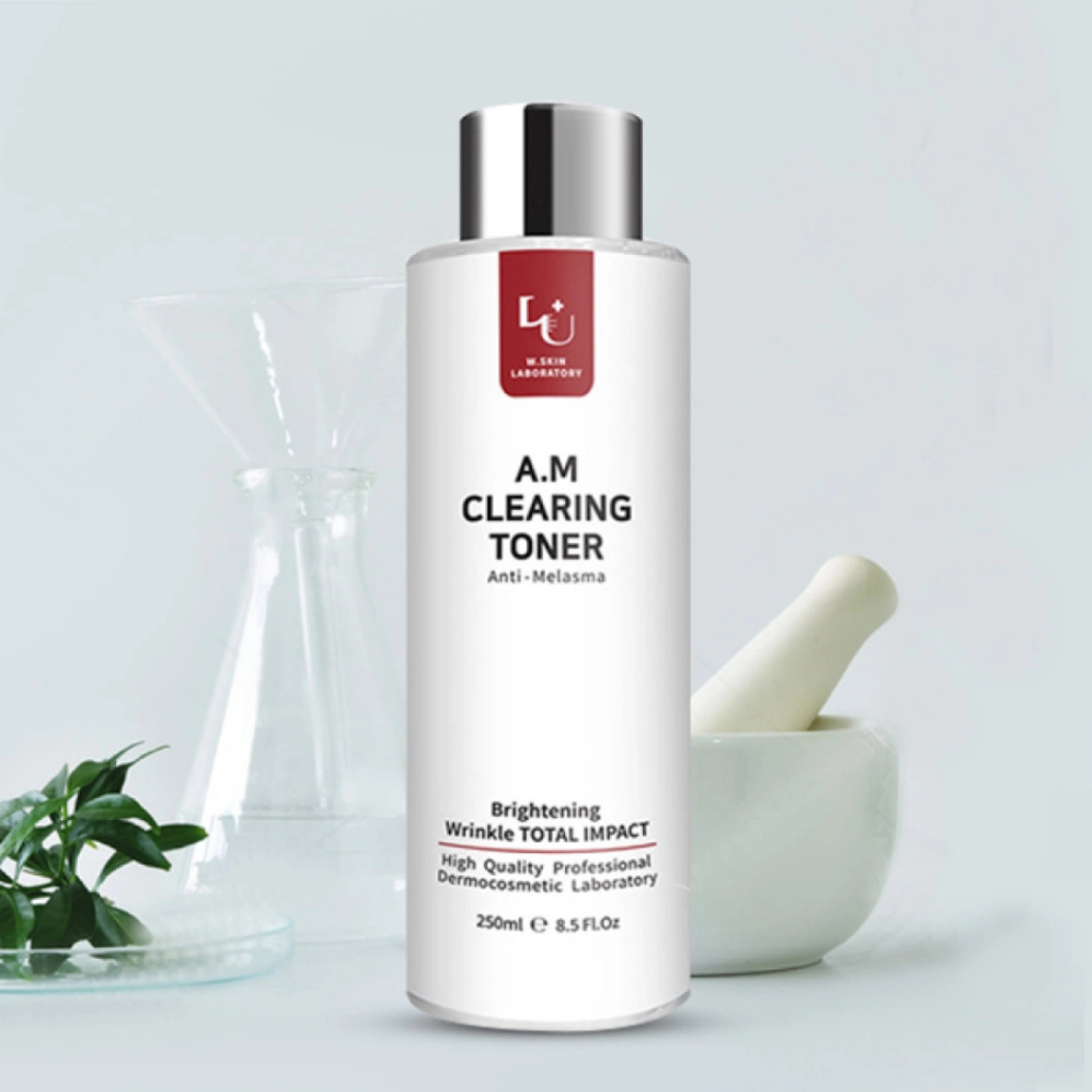 W.Skin AM Cleansing Toner Anti-Melasma 250ml - Brightening & Clarifying ...