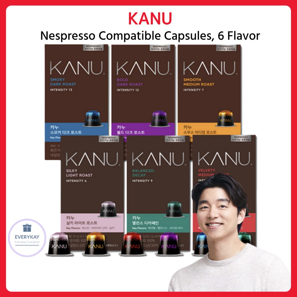 🇰🇷[KANU] Nespresso Compatible Capsule | 6Flavors | Espresso Coffee Pods | Shipping from Korea # ...