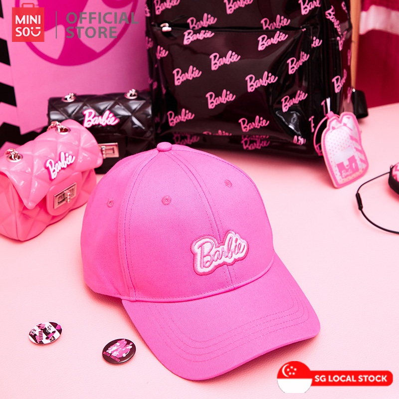 MINISO Barbie Collection B-Letter/Diamond-like Baseball Cap | Shopee ...