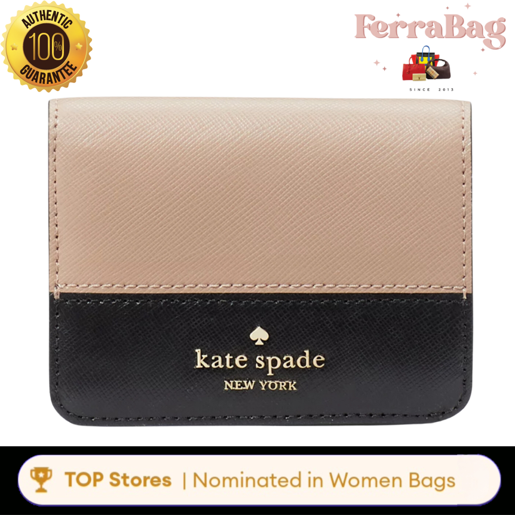Kate Spade Madison Small Bifold Wallet KC514 | Shopee Malaysia