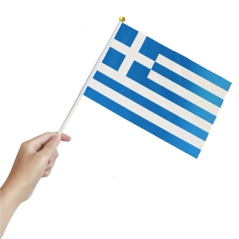 71 Greece Flag World Flags Fans Props National Day Japan Korea India ...
