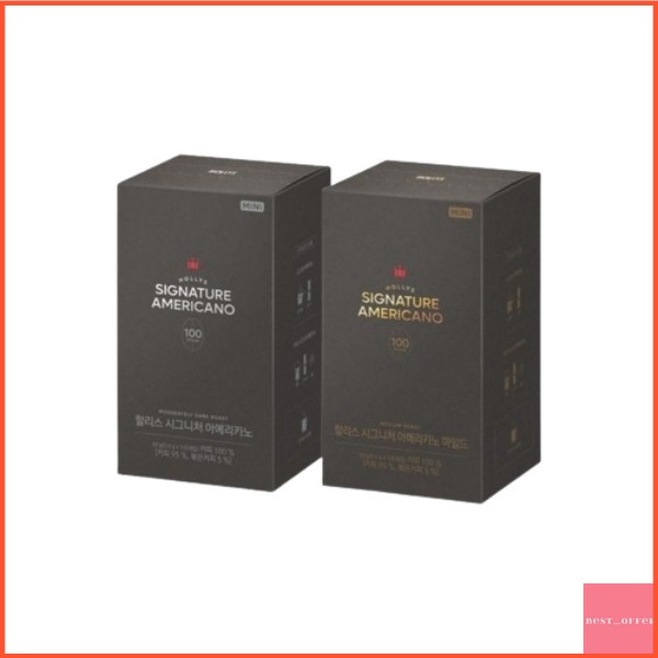 (Hollys) Signature Americano Mini (dark)/(mild) 2 types of instant ...