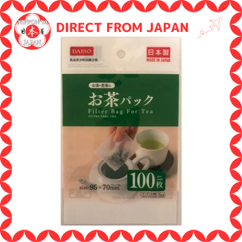 [Direct from Japan] DAISO JAPAN Tea pack 100p | Shopee Malaysia