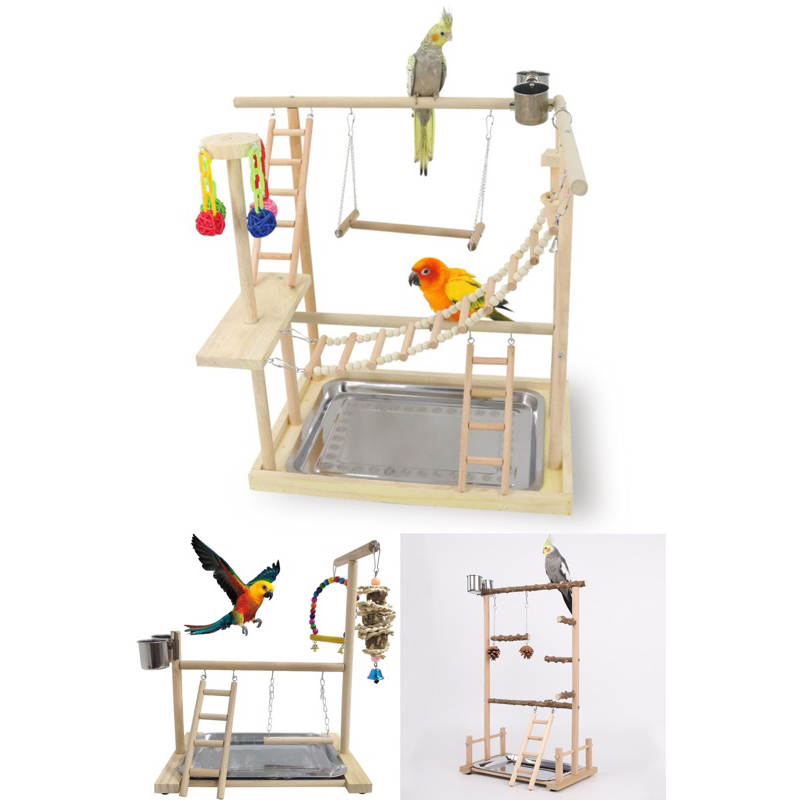 Local Company. Parrot interactive playground bird supplies bird rack ...