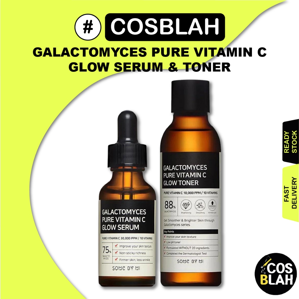 SOMEBYMI Galactomyces Pure Vitamin C Glow Line (Toner 200ml / Serum ...