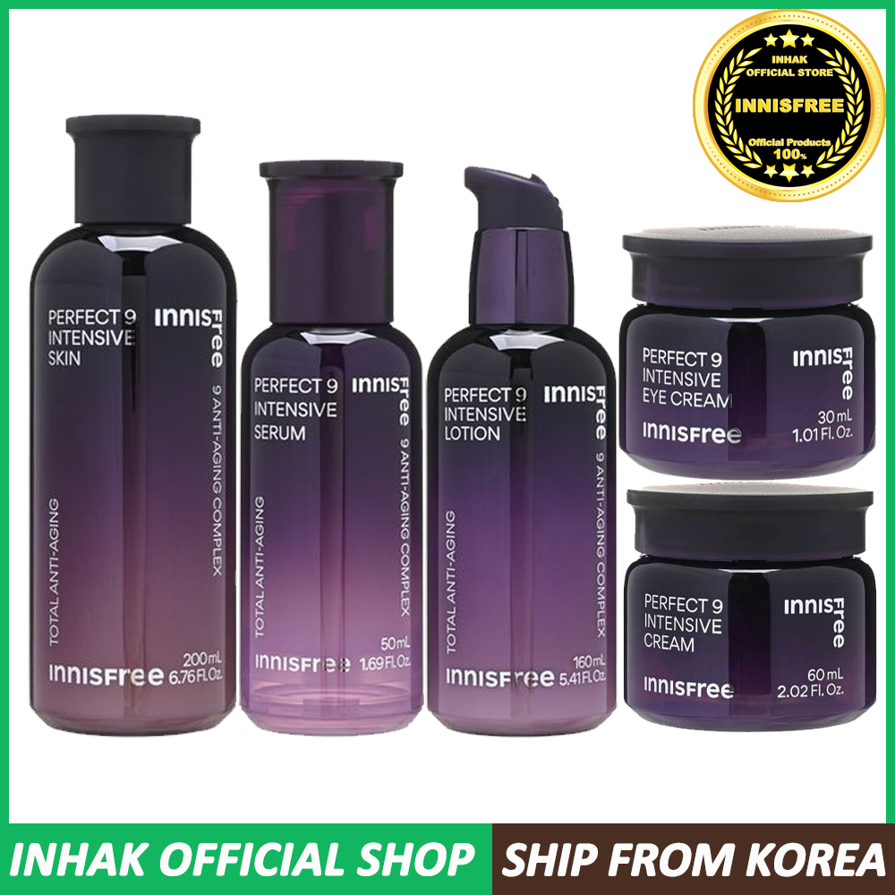 innisfree Perfect 9 Intensive Skincare ( Skin, Lotion, Serum, Cream ...