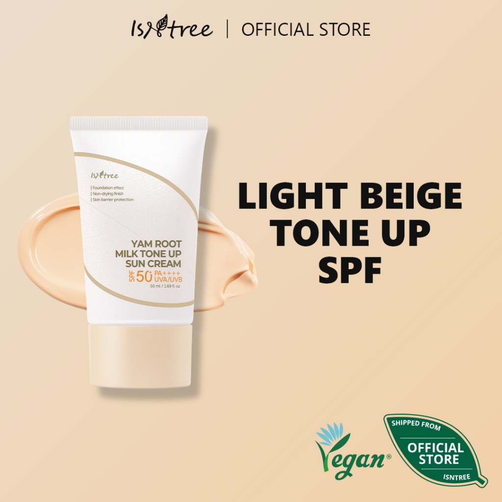 Isntree Yam Root Milk Tone Up Sun Cream 50ml | Shopee Malaysia