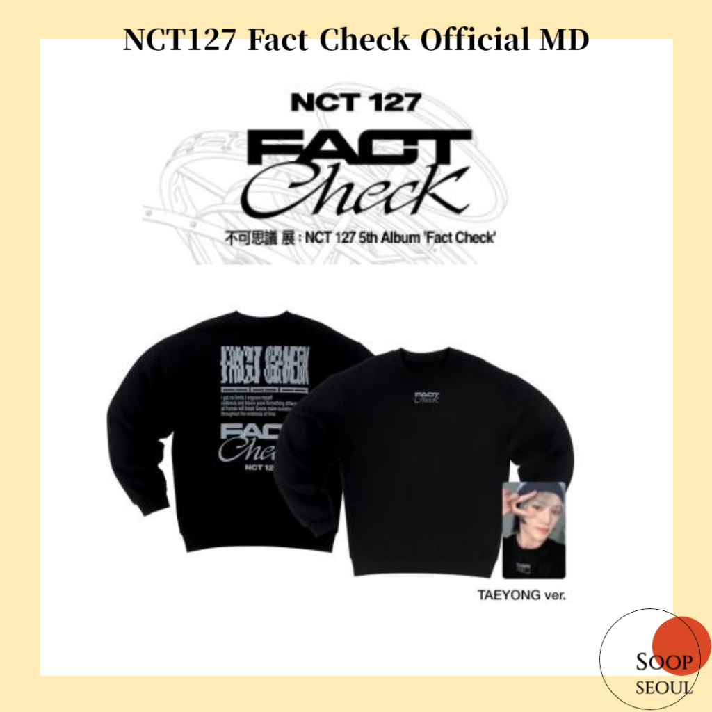 NCT127 FACT CHECK Official MD / sweatshirt photocard pop up online ...